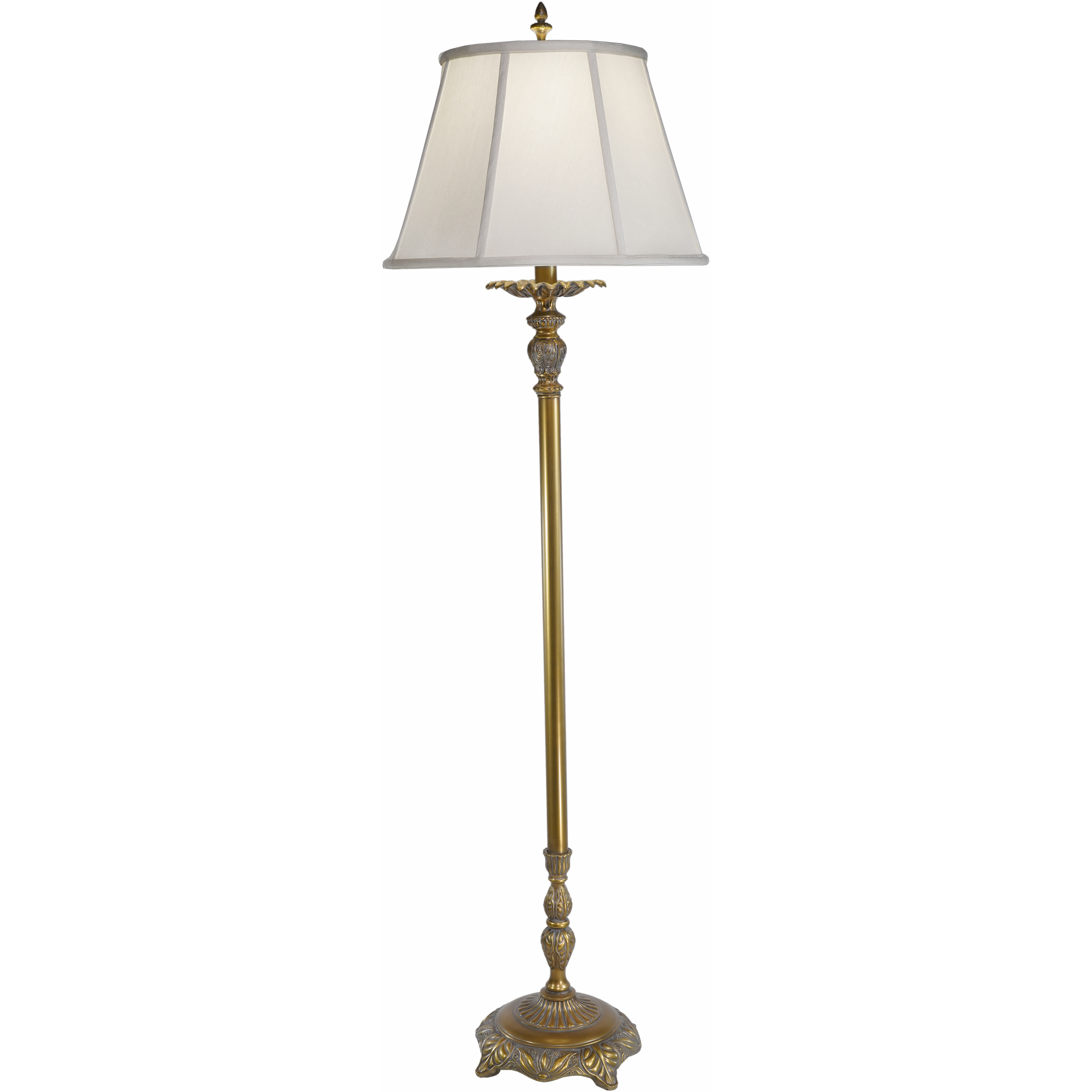 Stiffel FL-N8617-AC8602-ABR Ellie 62 inch Artisan Brass Floor Lamp ...